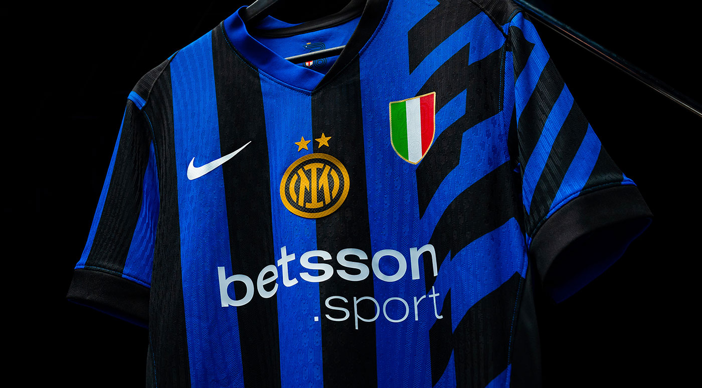 Betsson revela la nueva camiseta del Inter de Milán con su logo - AZARplus
